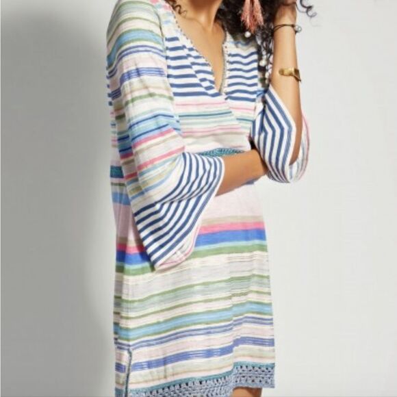 Calypso St. Barth | Tops | Calypsost Barth Striped Tuniccrochetxs ...